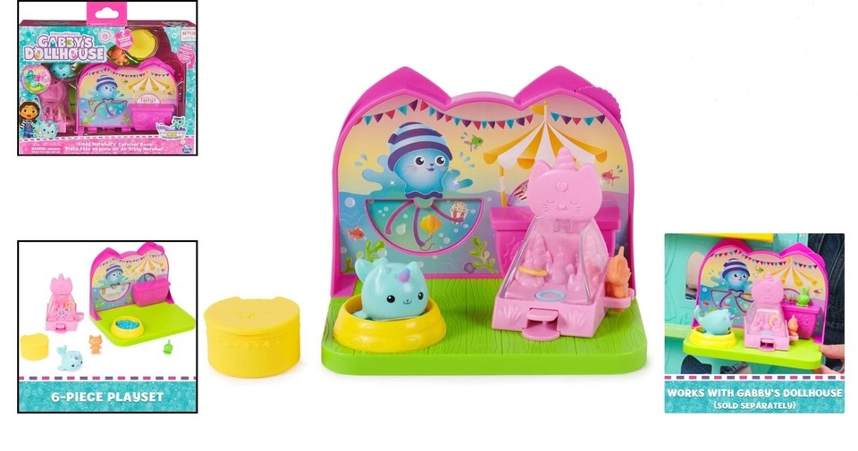 Gabby's Dollhouse Dreamworks Cat Figures Furniture Car Accessories | eBay