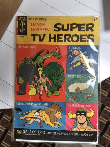 Hanna-Barbera Super TV Heroes #1 1968 Gold Key 1st App HERCULOIDS ...