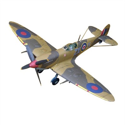 1:33 Supermarine Spitfire Fighter Plane Paper Model Military Puzzle DIY ...