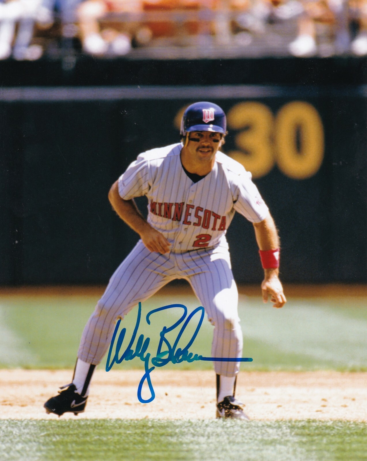 WALLY BACKMAN MINNESOTA TWINS ACTION SIGNED 8x10 | eBay