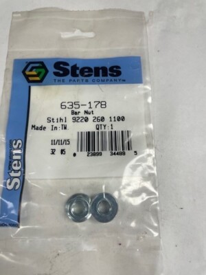 Stens 635-178 Bar Nuts for Stihl 9220 260 1100 *2 Per Pack* | eBay