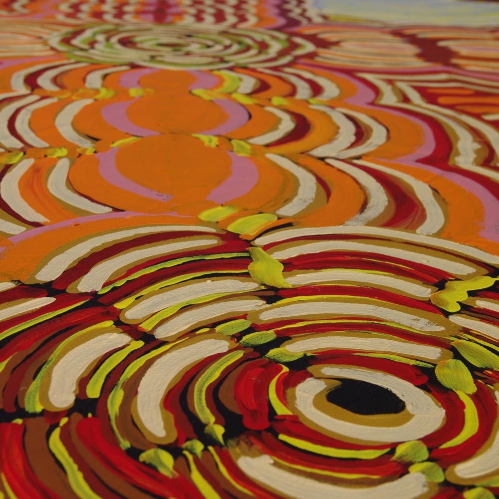 AUSTRALIAN ABORIGINAL ART PAINTING by RUBY DANIELS NUNGALA 'WOMEN's ...