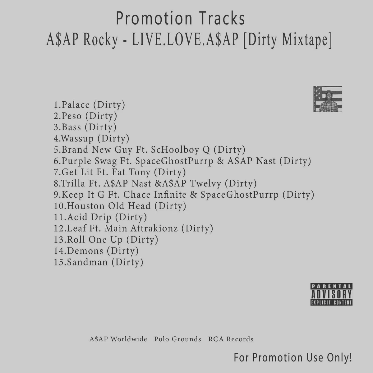 Asap Rocky Live Love Asap Cd