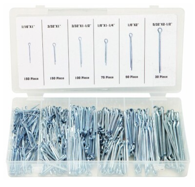 Split Pin / Cotter Pin Assortment 555 Pieces | eBay Australia