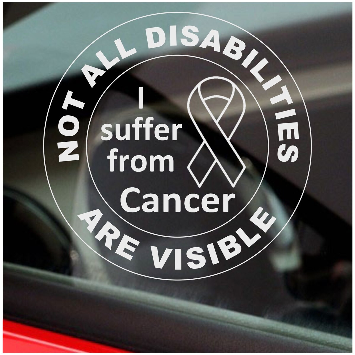 Not All Disabilities Are Visible Sticker Set Dftba