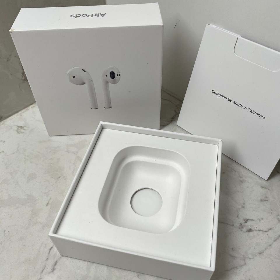 Apple White Cardboard Storage Empty Box Only For AirPods MV7N2AM/A | eBay
