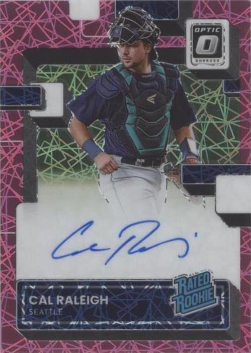 2022 Panini Donruss Optic - Rated Rookie Signatures Cal Raleigh #RRS-CR ...