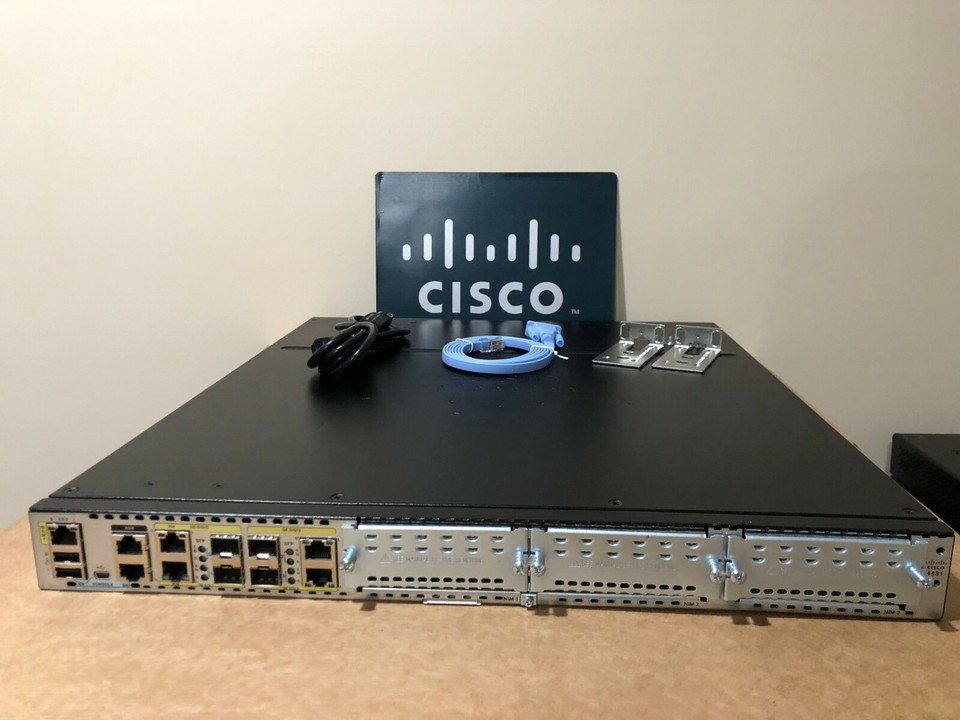 CISCO ISR4431/K9 4-Port GIGABIT INTEGRATED SERVICES ROUTER ISR4431 with ...