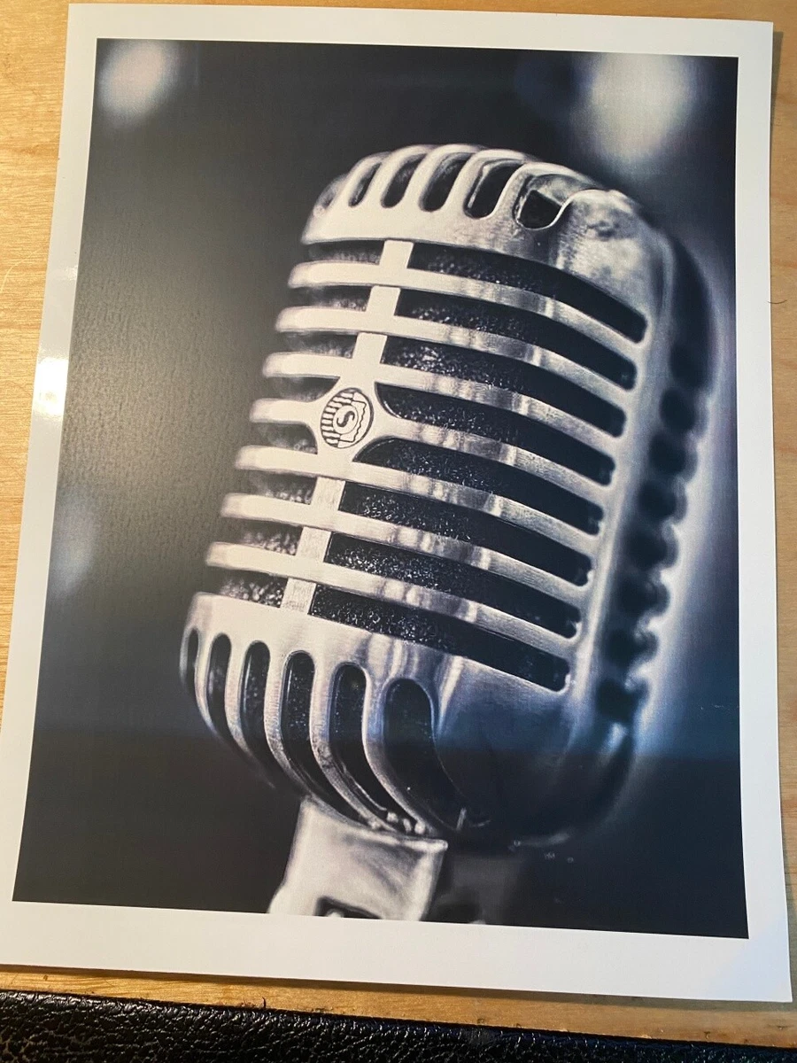 Vintage Microphone Art