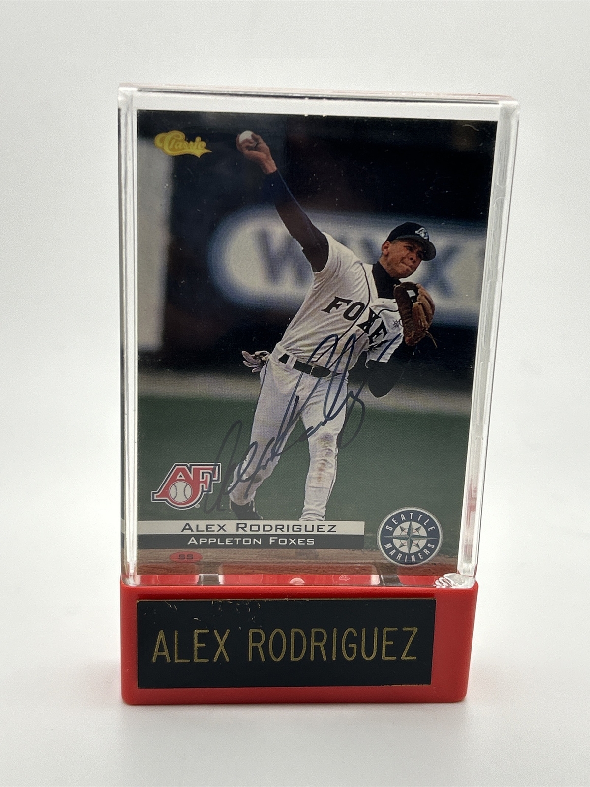 1994 Classic Promo Alex Rodriguez Autograph Card With COA Appleton ...