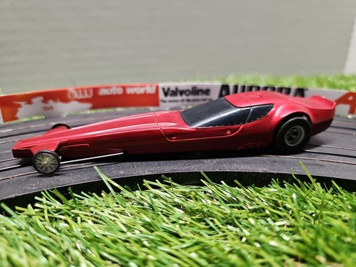 Vintage 1970's Aurora AFX Aztec Red Dragster HO Slot Car | eBay