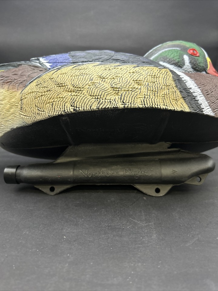 Northern Flight Wood Duck Drake Decoy *NEW No Box* | eBay