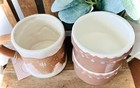 New Peppermint And Pine Pink Gingerbread House Christmas Mug & Ramekin ...