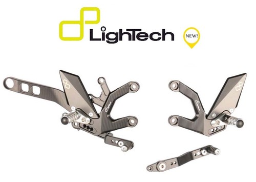 LIGHTECH Marchepieds Arriéré Réglable Articulé Yamaha MT 10/Sp 2017 ...
