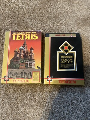 Tetris (Tengen) (Nintendo Entertainment System NES) with Missing Top ...