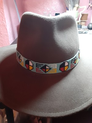 Native American Style 4 Winds-Directions Hat Band by AustinThreadCrafts ...