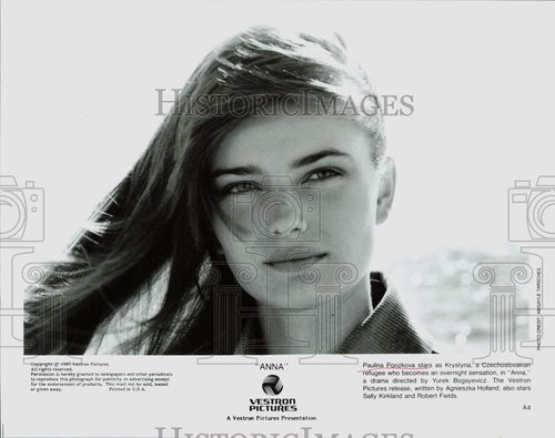 1987 Press Photo Actress Paulina Porizkova in "Anna" Film - hpp37330 | eBay