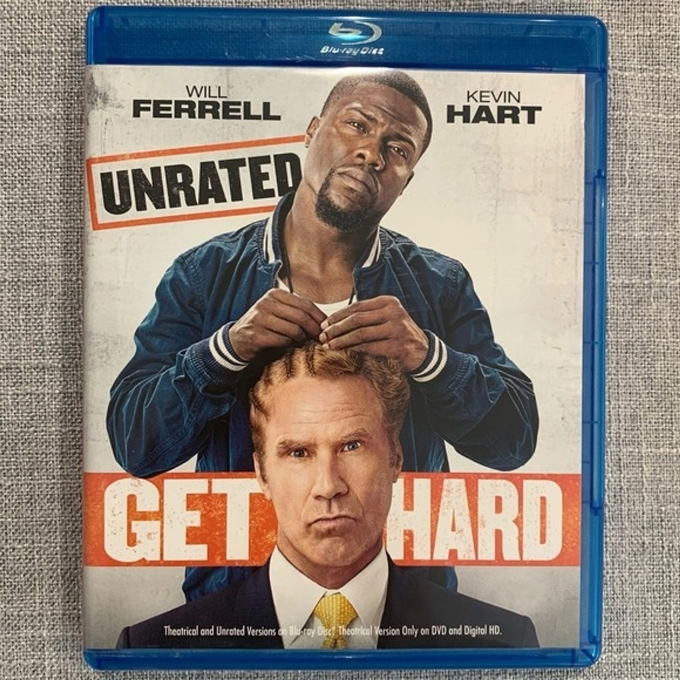 GET HARD Comedy Movie Blu-ray Unrated Will Ferrell Kevin Hart Funny Comedian | eBay
