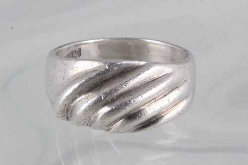 STERLING SILVER JCR RIDGED DESIGN DOME RING 925 MEXICO 3790 | eBay