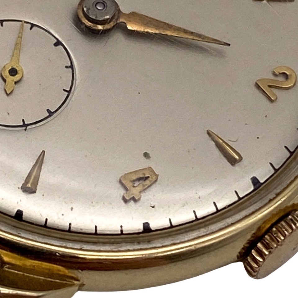 Vintage Hamilton 14K Yellow Gold Men's Manual 747 Movement 30mm Watch ...