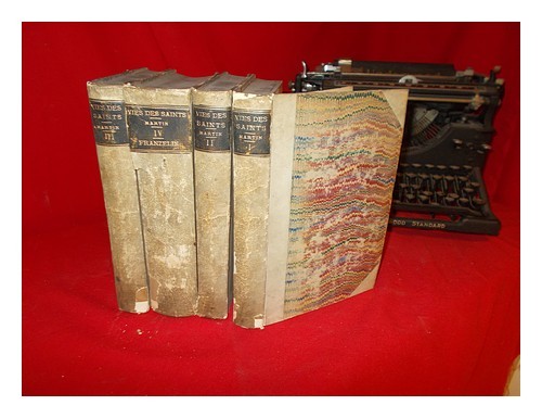 MARTIN, SIMON Les vies des Saints: in four volumes 1861 First Edition ...