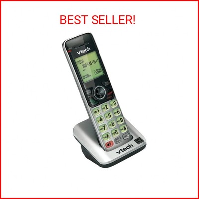 VTech CS6609 Additional Cordless Handset, Silver/Black | Requires a ...