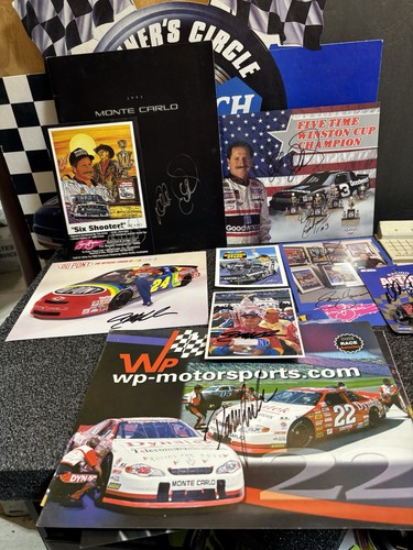 Signed 5 Time Winston Cup Champ Hero Card Die Cast Lot 20 Dale ...