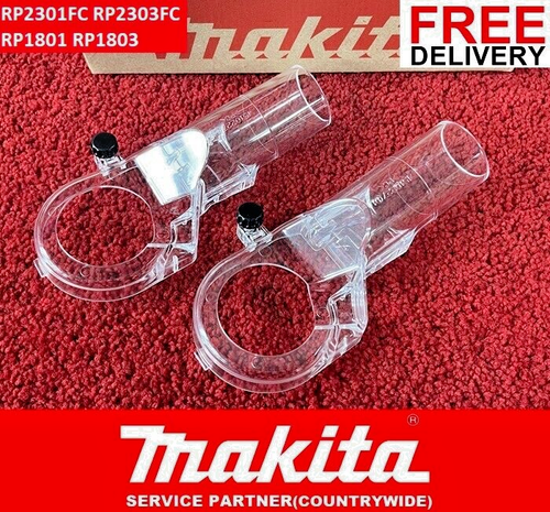 2X Genuine Makita Dust Extraction Nozzle RP2301FC RP2303FC RP1801 ...