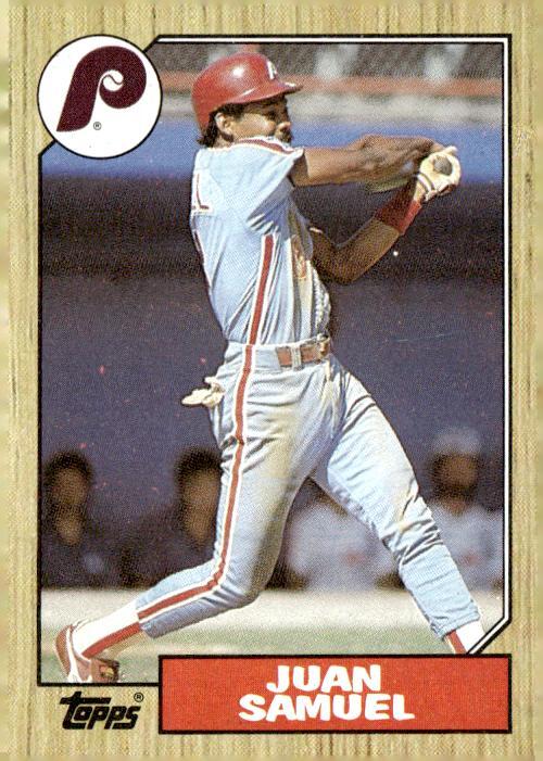 1987 Topps #255 Juan Samuel | eBay