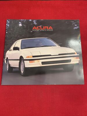 Original Vintage 1988 Acura Brochure Integra Sports Sedan very good | eBay