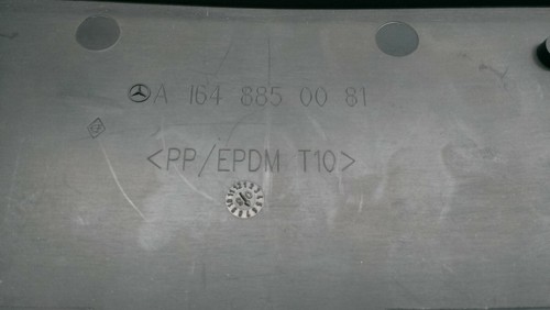 GENUINE Mercedes-Benz Front License Plate Holder, ML500 ML320 ...