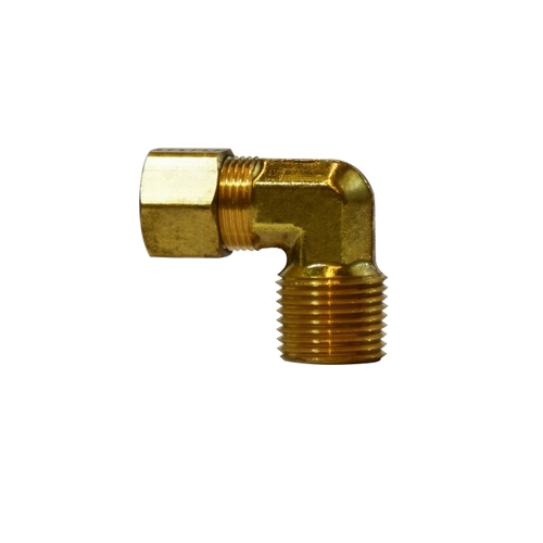 1/2" X 1/2" Comp X Mip Elbow Brass Fittings 18238 (Pack Of 10) | eBay