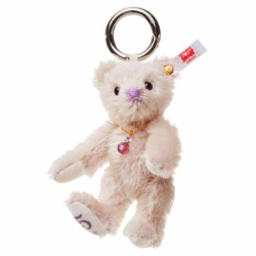 NEW steiff Teddy bear Keyring with Perfume Charm 12cm Mohair from Japan ...
