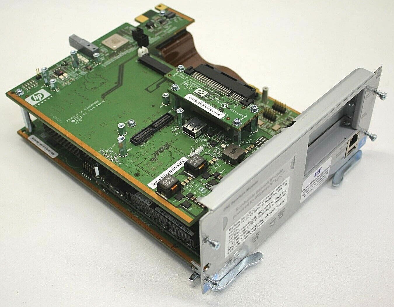 HP Survivable Branch Communication zL Module J9485A 600695-001w/hd and ...
