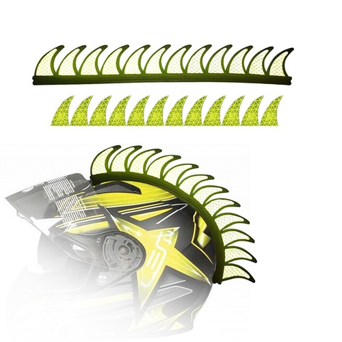 High Visibility Helmet Accessory Piece Spike Strip Helmet reflective ...
