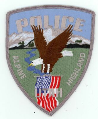 UTAH UT ALPINE HIGHLAND POLICE NICE SHOULDER PATCH SHERIFF | eBay