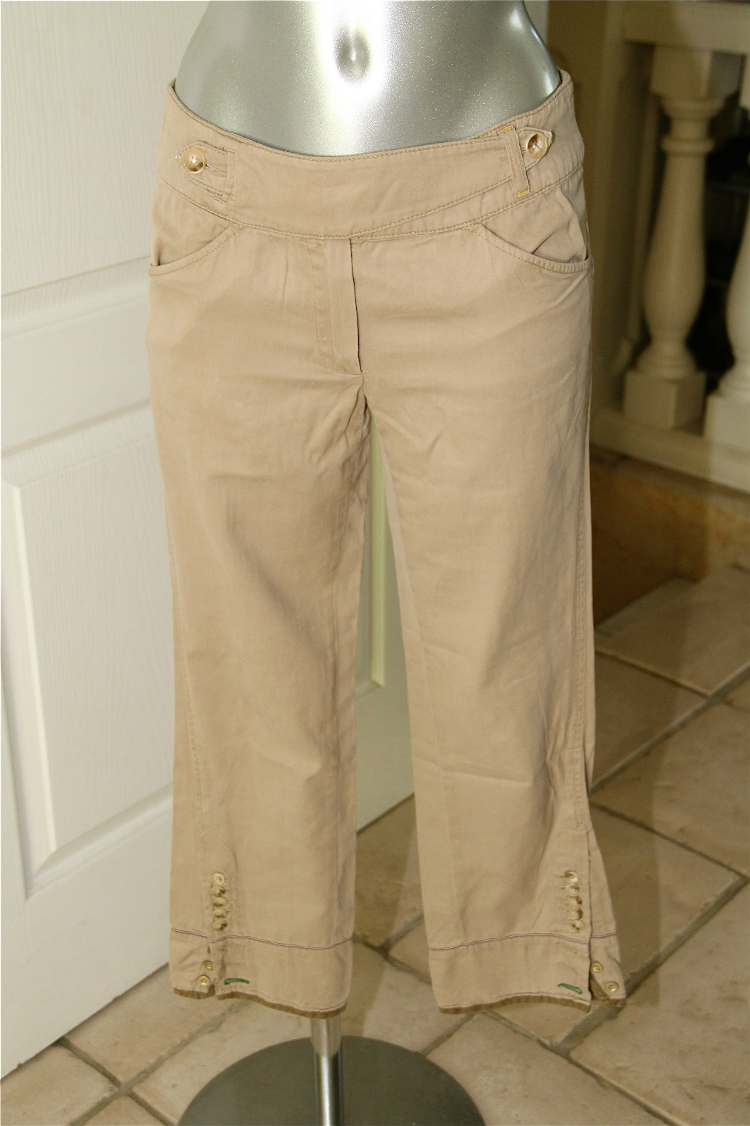 Three Quarter Pants Safari Trek Calves Buttons Sportm… - Gem