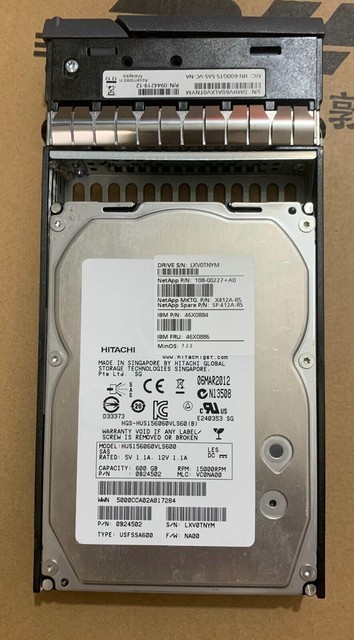 NetApp X412A-R 600GB 15000RPM (108-00227) for sale online | eBay