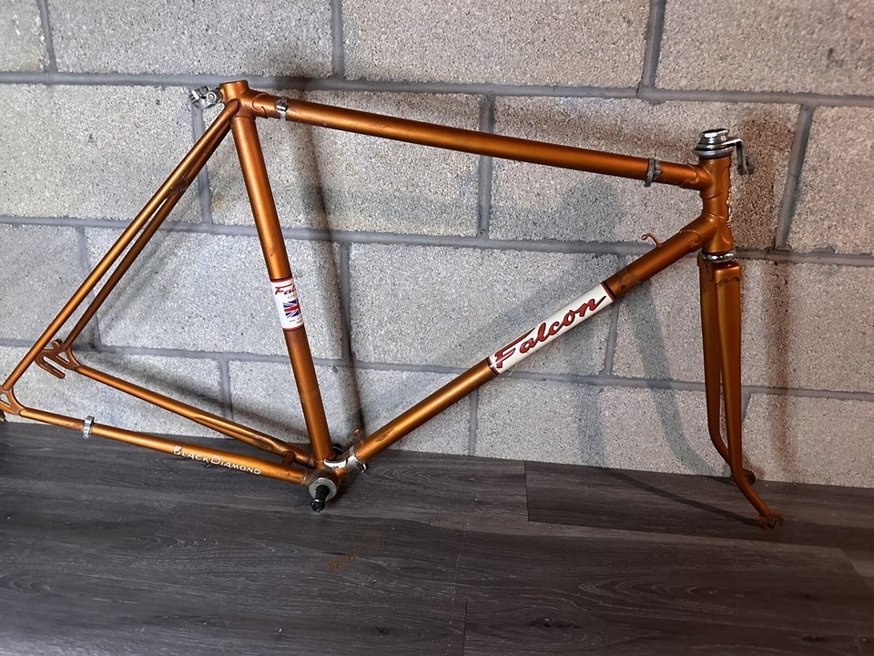 Vintage Falcon Black Diamond Road Bike Frame and Fork 700c | eBay