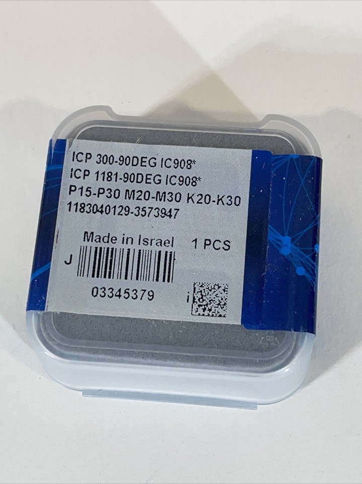 SumoCham ISCAR Indexable ICP 300-90DEG IC908 ICP 1181-90DEG Carbide ...