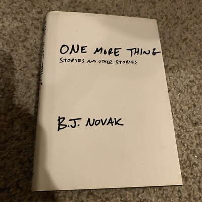One More Thing: Stories and Other Stories - Hardcover By Novak, B. J ...