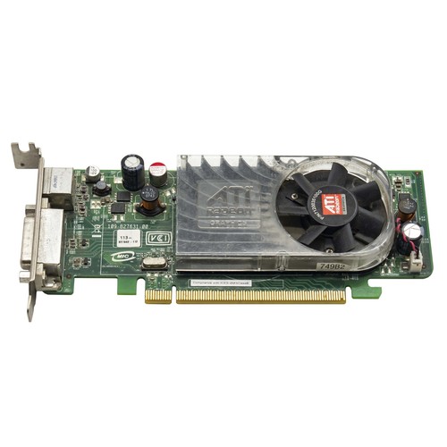 ATI RADEON 2400 XT 256MB Low Profile SFF DMS-59 S-VIDEO Graphics Card ...