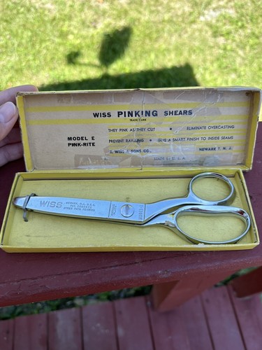 Vintage WISS Model E Pinking Shears with Original Box. | eBay