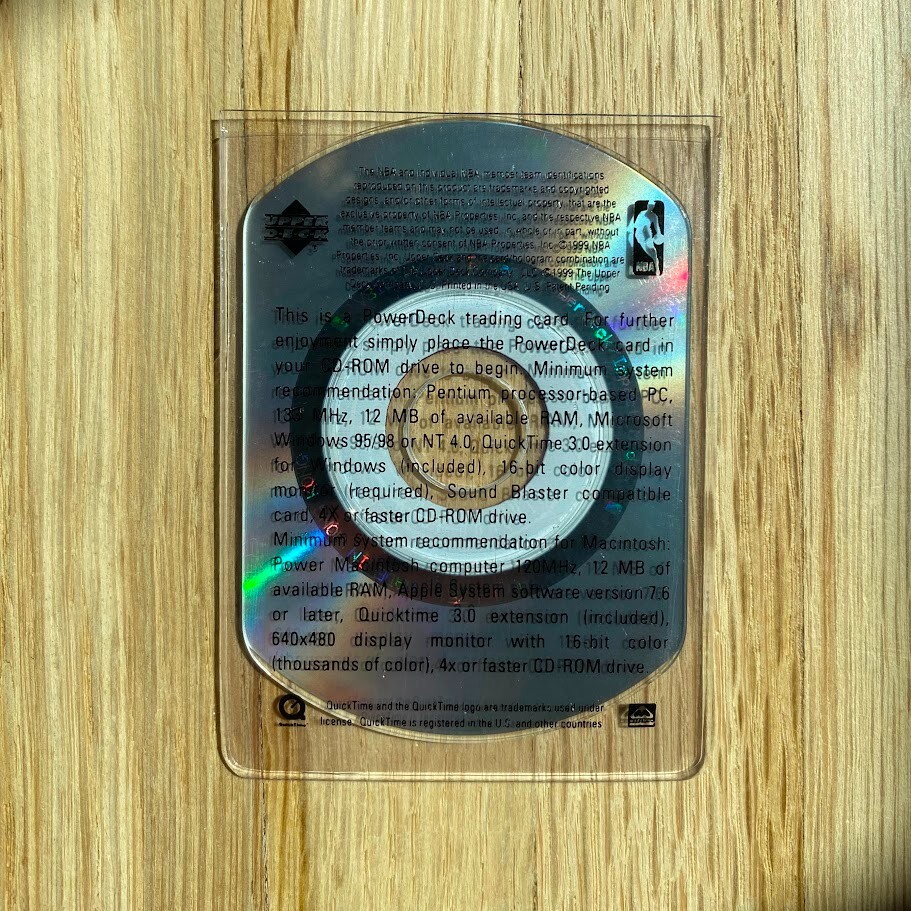 1999 Upper Deck Powerdeck Kobe Bryant #PD2 CD-ROM card collectible | eBay