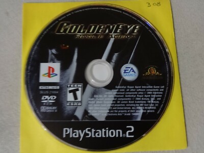 Goldeneye Rogue Agent Sony Playstation 2 PS2 Game Disc Only Free Ship ...