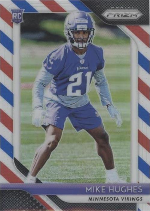 2018 Panini Prizm - Rookie Mike Hughes #253 Red White & Blue Prizm (RC ...