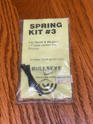 Bullseye Spring Kit #3 for Smith & Wesson J frame SW S W | eBay