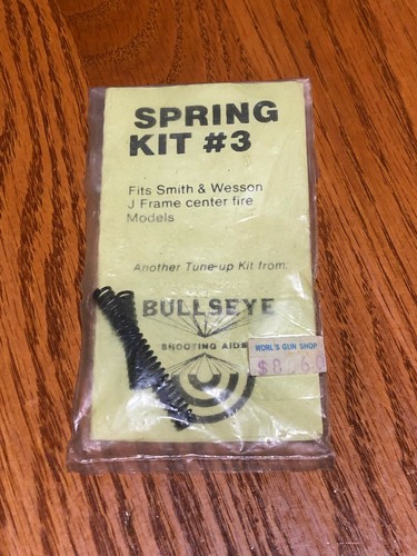 Bullseye Spring Kit #3 for Smith & Wesson J frame SW S W | eBay