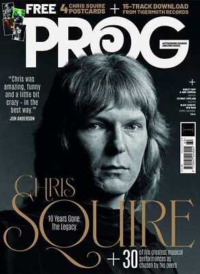 Prog Magazine (UK) - May 2025 (#160) - Chris Squire - Yes - Postcards ...