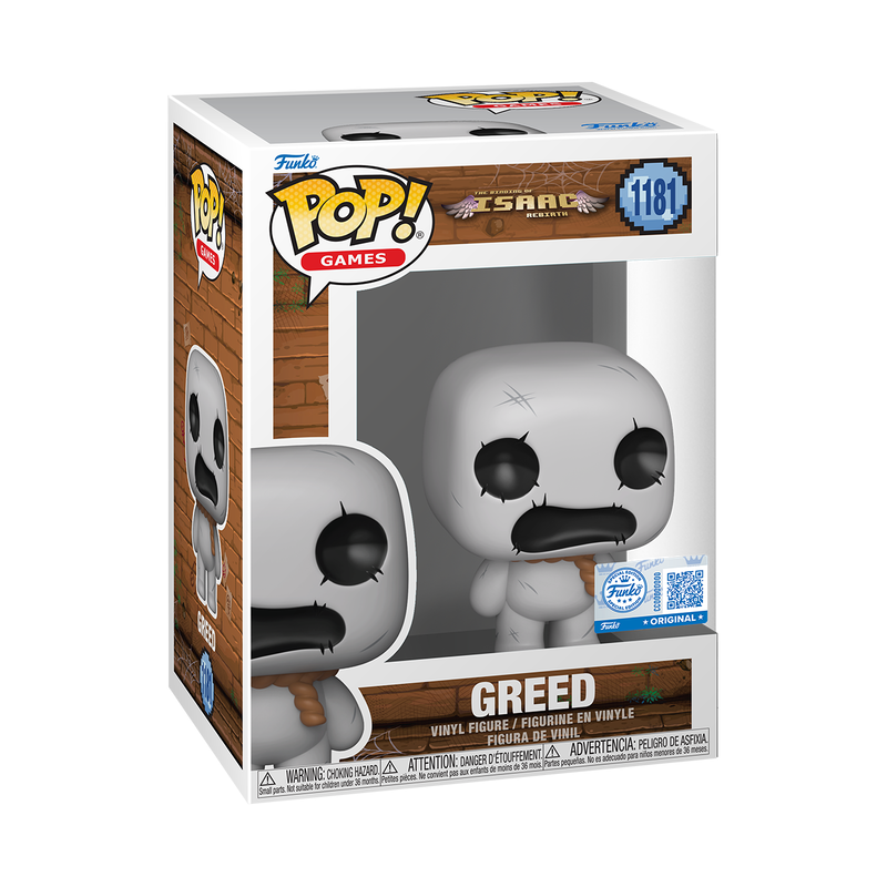 Funko POP! The Binding of Isaac - Greed with Noose Figure 1191 ...